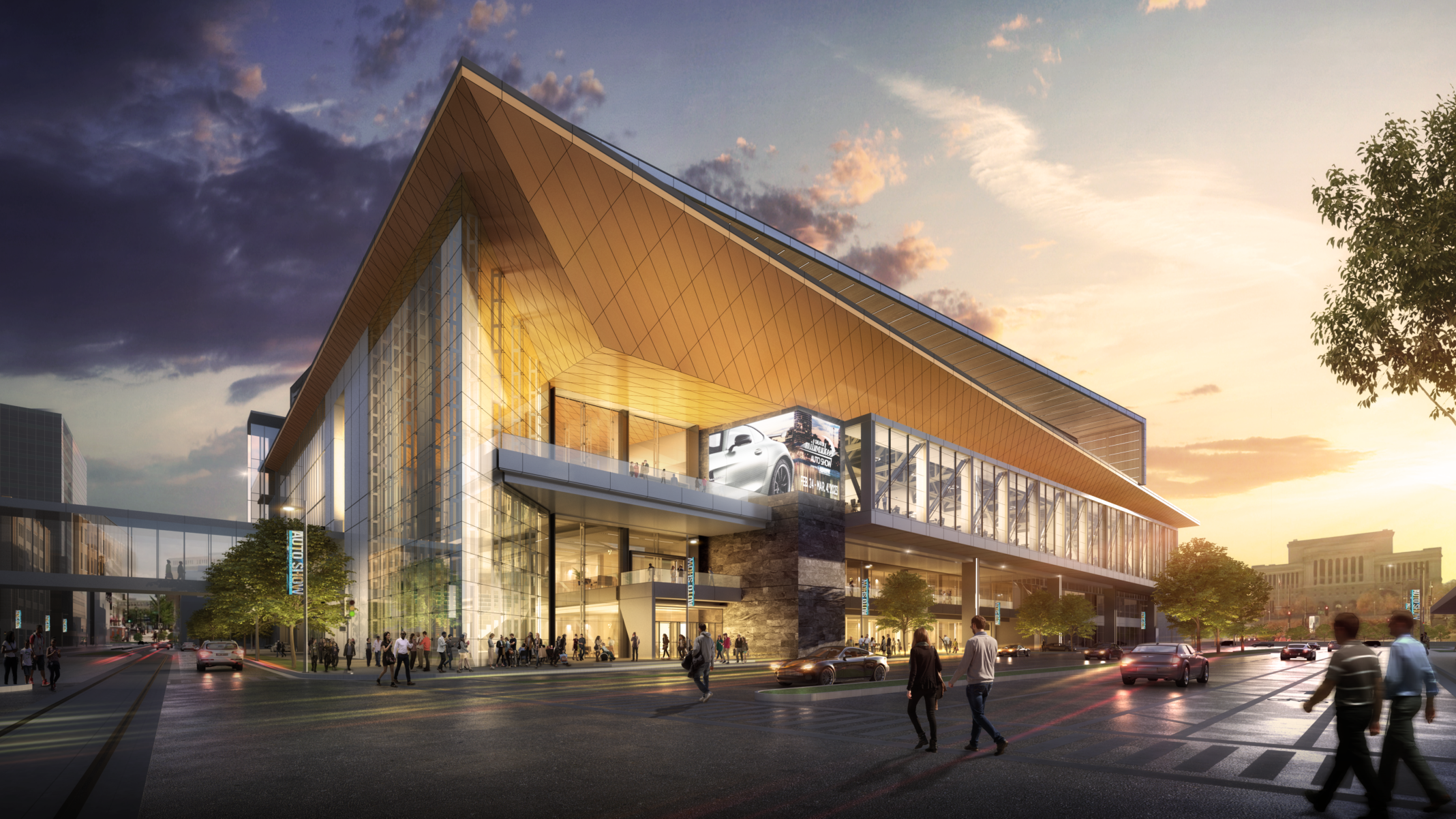 Wisconsin Center expansion design team reveals facility interior concepts