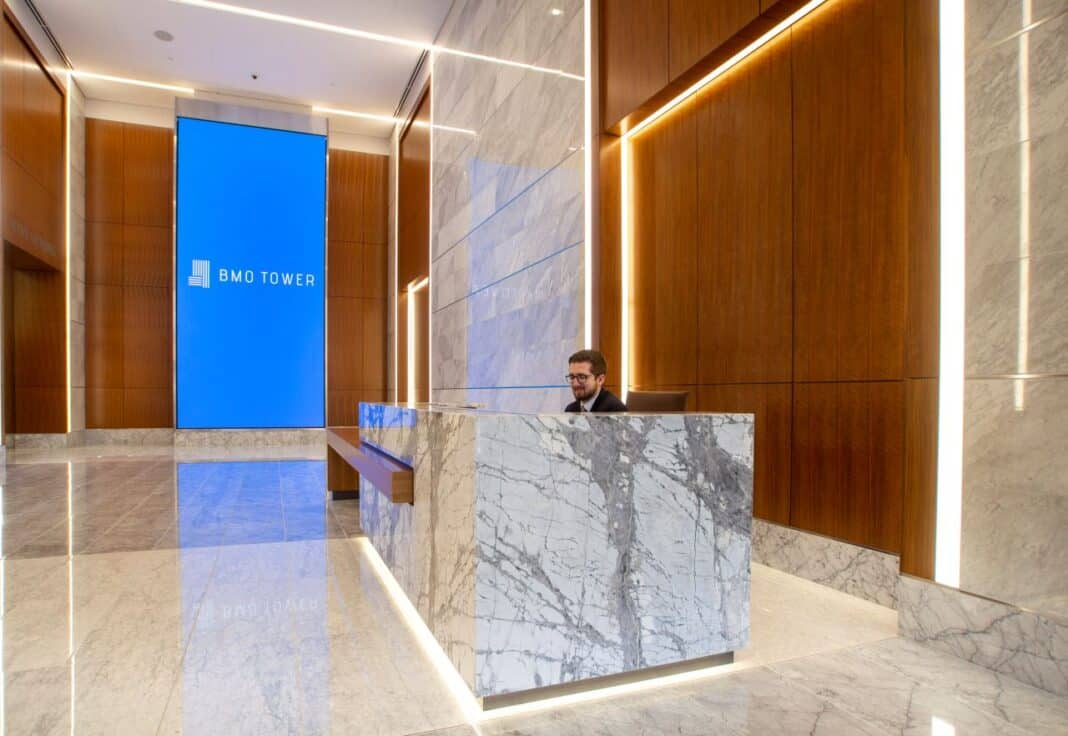 See photos of the recently completed BMO Tower