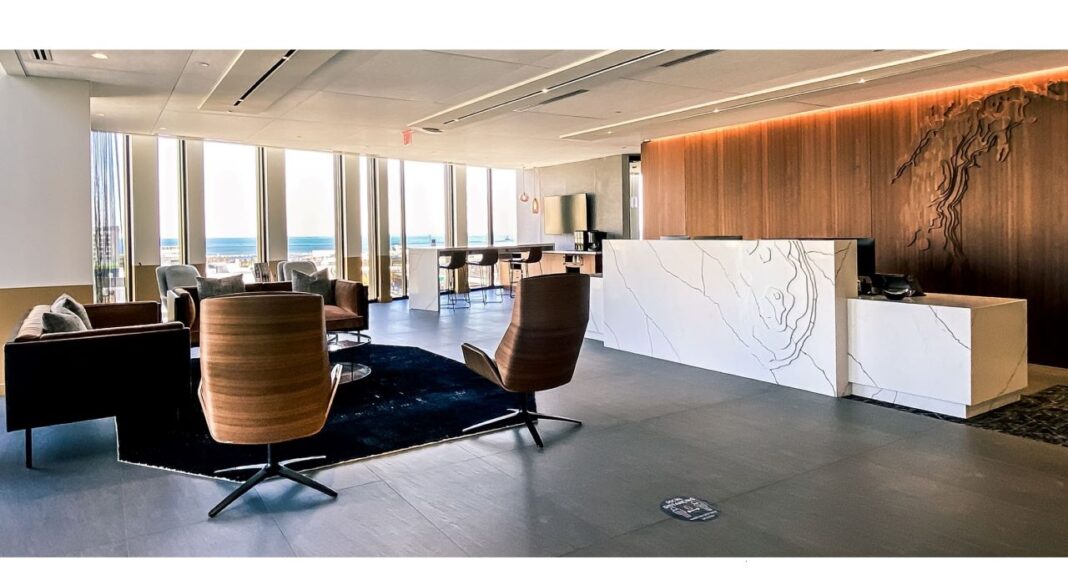 See photos: Husch Blackwell settles into new Milwaukee office, in Huron ...