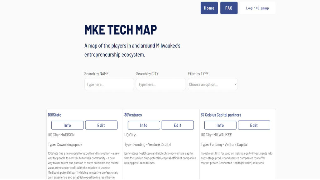 New platform maps Wisconsin’s tech and startup ecosystem