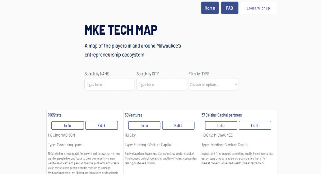 New platform maps Wisconsin’s tech and startup ecosystem