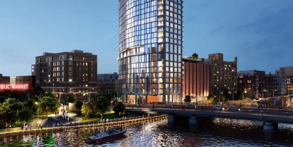 Plans unveiled for 32-story luxury apartment tower in Third Ward