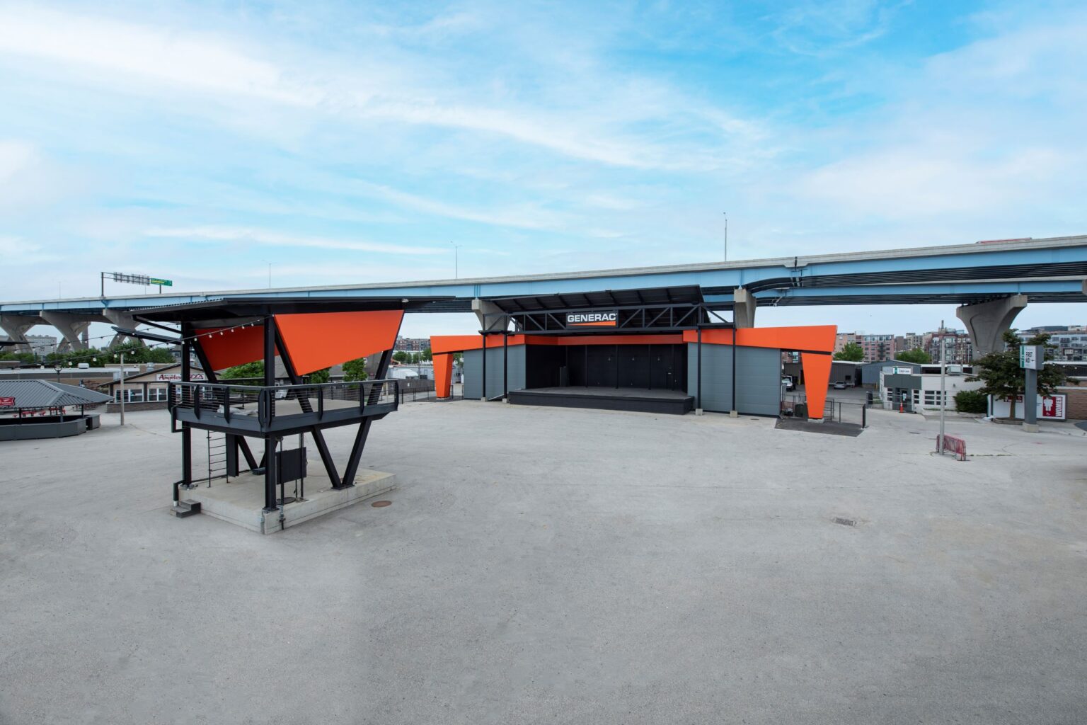 See photos of the new Generac Power Stage at the Summerfest grounds