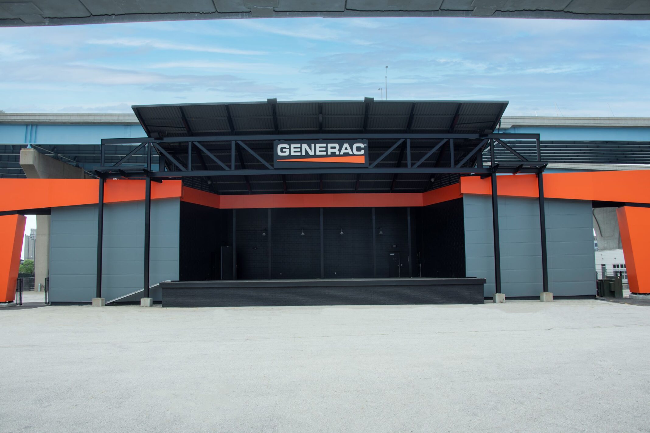 See photos of the new Generac Power Stage at the Summerfest grounds