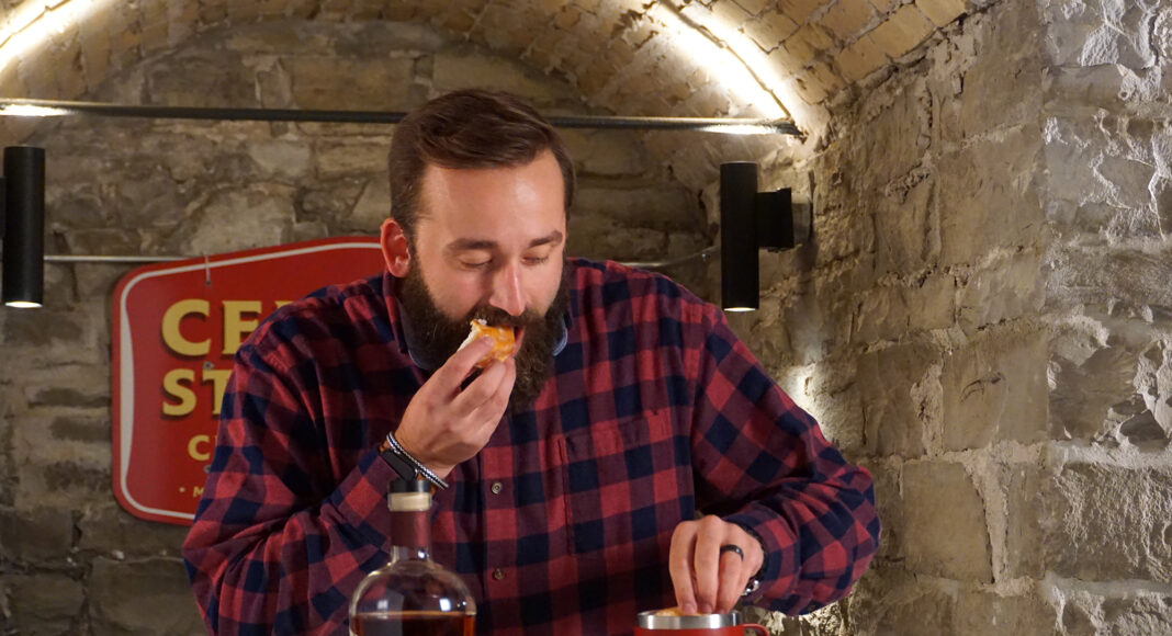 See photos of Milwaukee-area executives speed-eating donuts