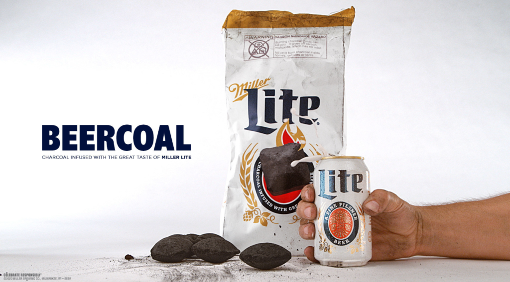 Miller Brewing introduces beer-infused charcoal