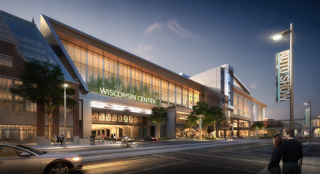 58,000-pound service corridor raised as part of Wisconsin Center expansion
