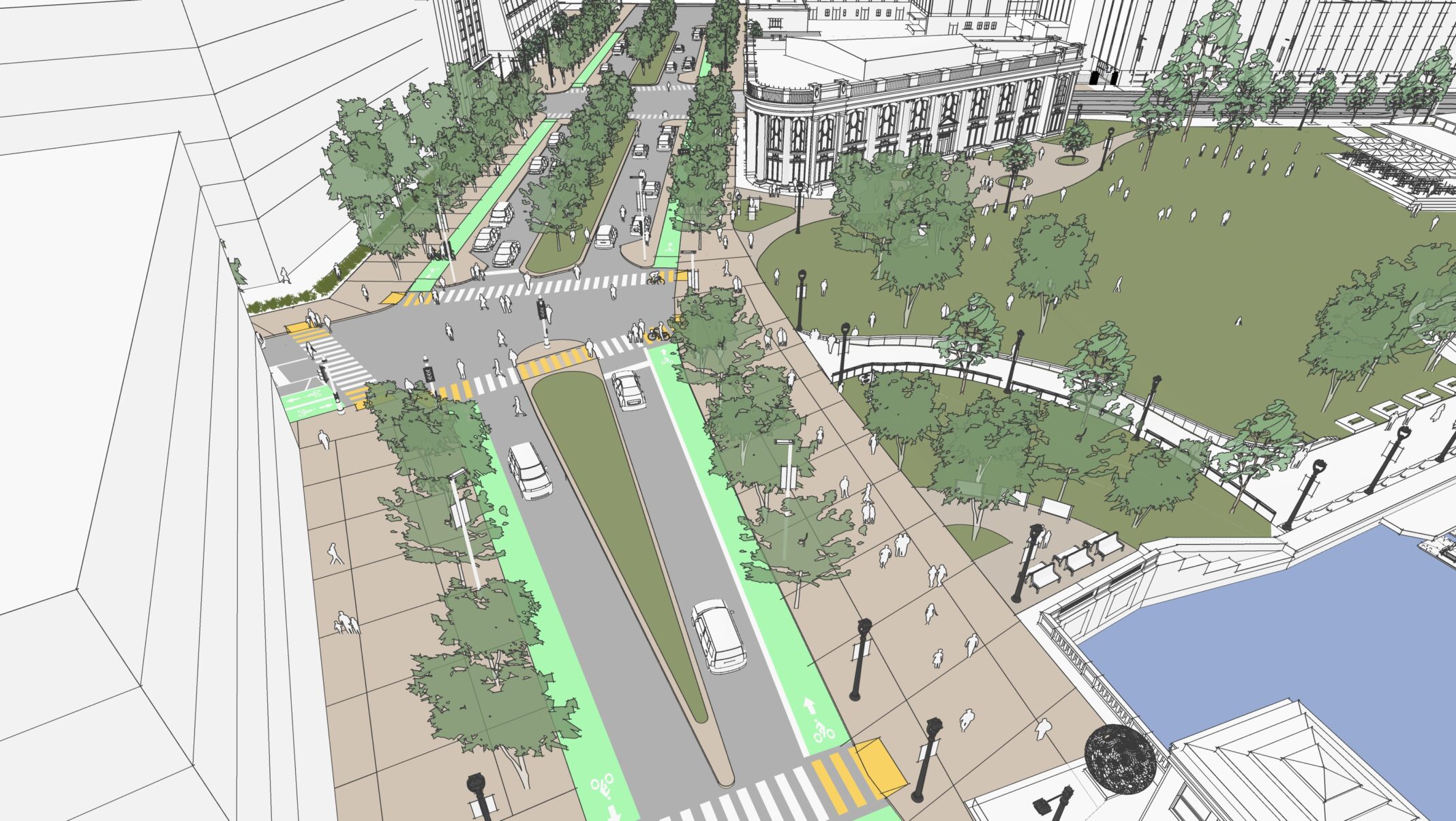 Milwaukee’s Downtown Plan 2040 will emphasize pedestrian safety, green ...
