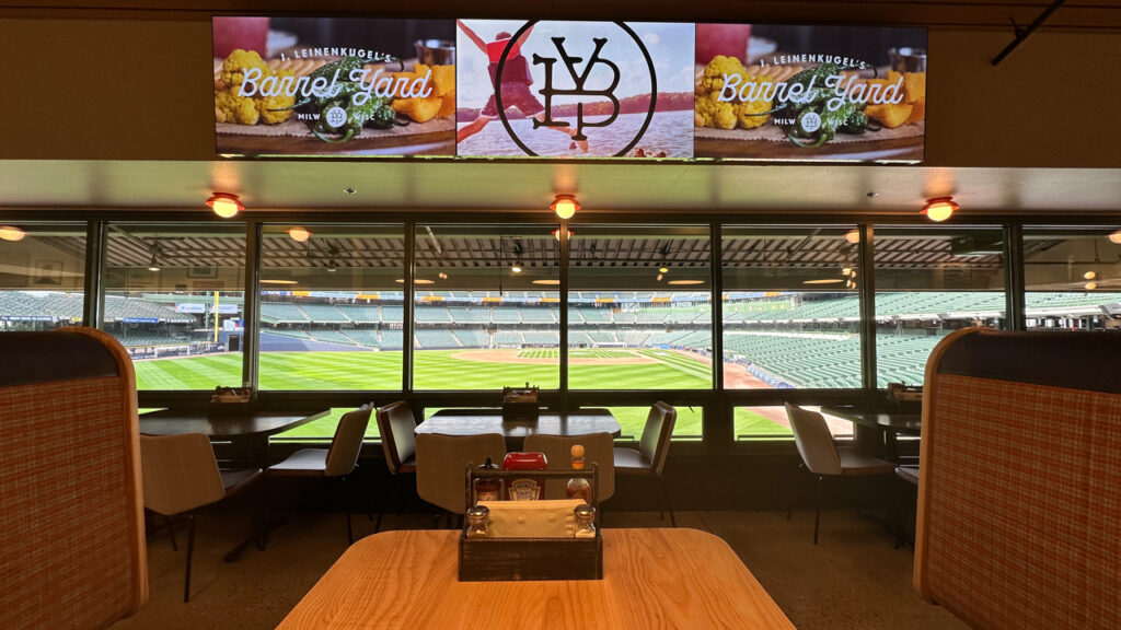 See photos of J. Leinenkugel’s Barrel Yard at American Family Field