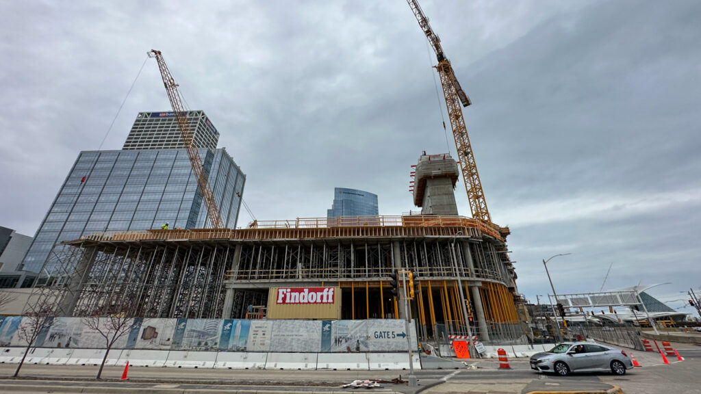 See photos of construction progress at The Couture in downtown Milwaukee