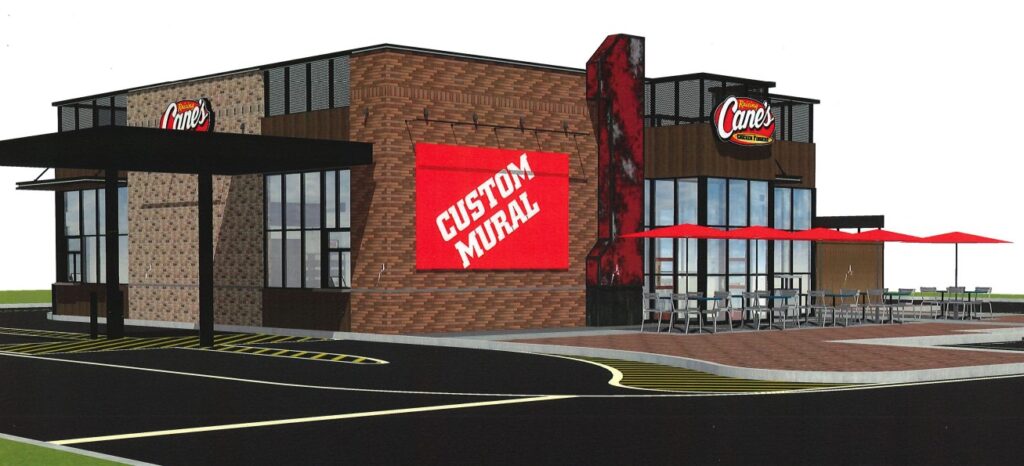 Raising Cane’s planning location in Greendale