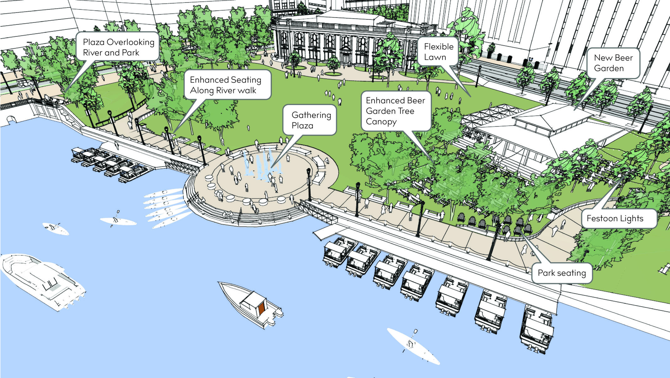 Downtown draft plan envisions housing, recreation spaces for current ...