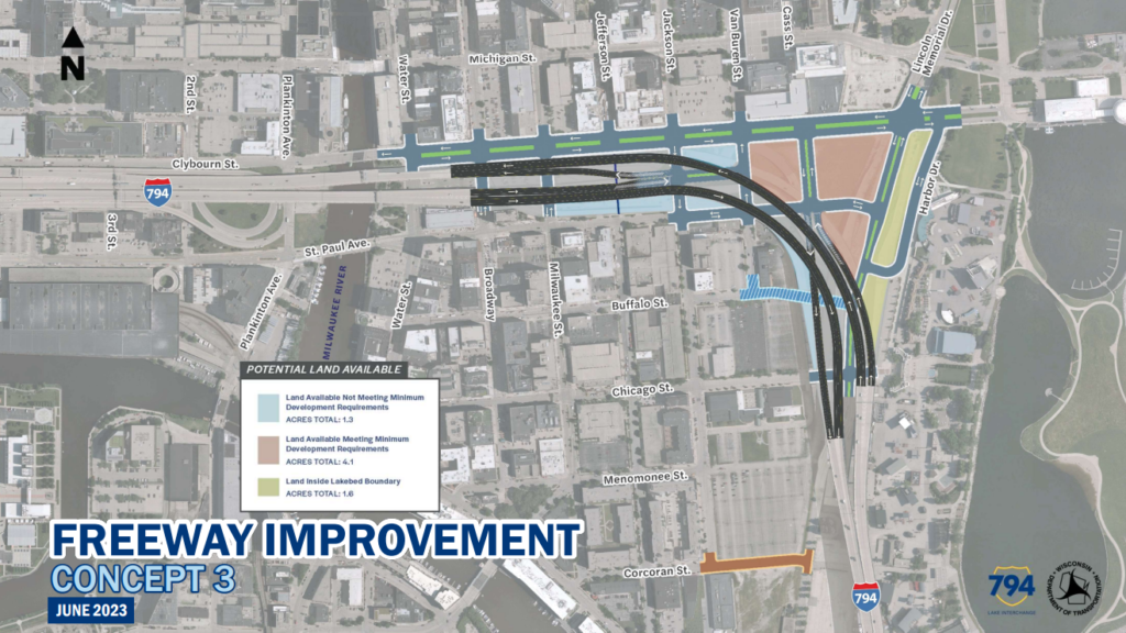 WisDOT releases redesign, removal concepts for I-794