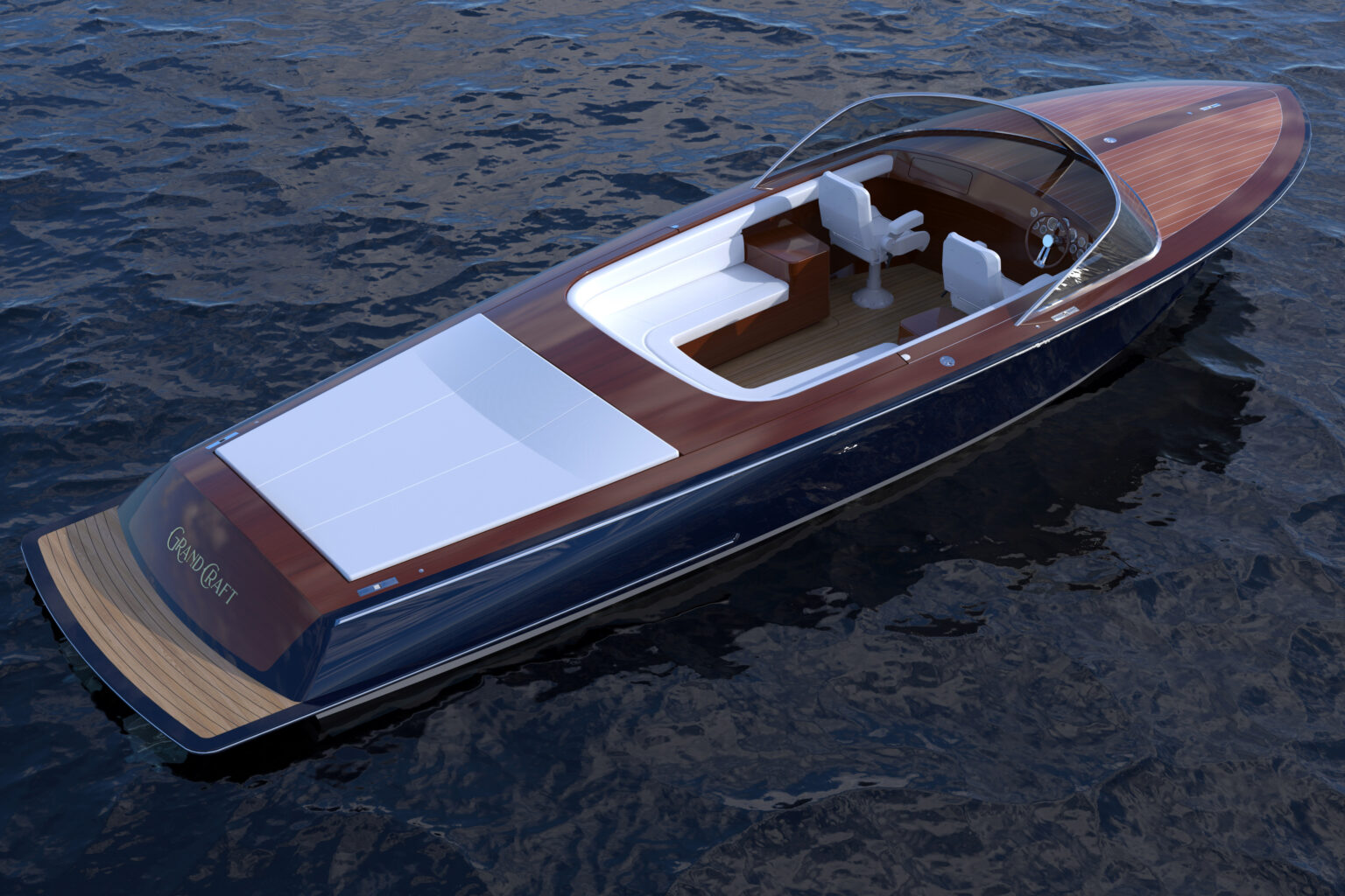Luxury boat manufacturer Grand Craft unveils new hybrid model