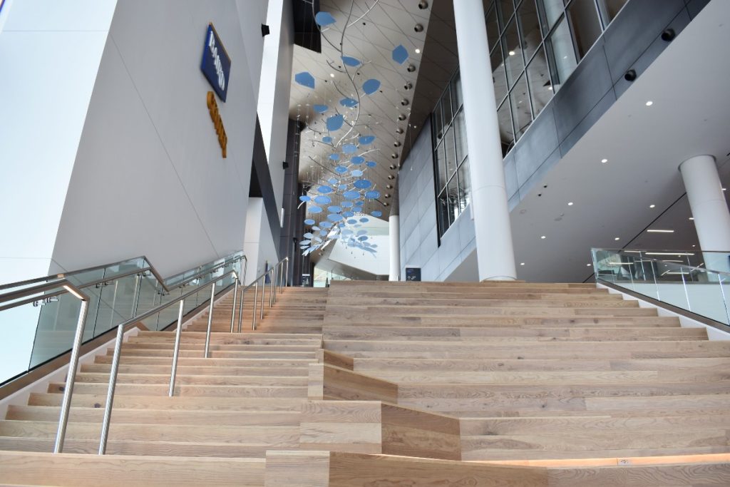 See photos of the completed Baird Center expansion