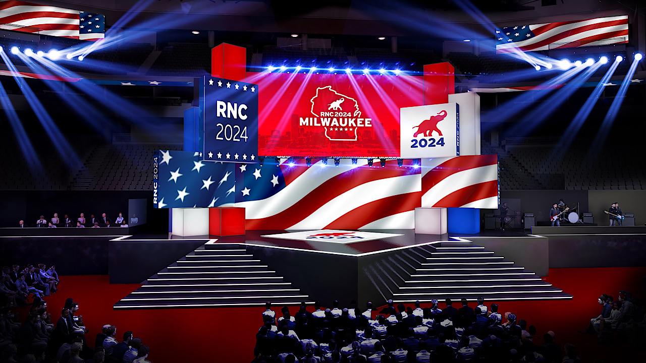 RNC begins buildout work at Fiserv Forum, unveils renderings of main stage