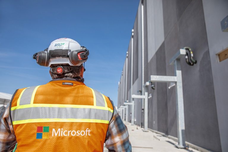 See photos: Construction at Microsoft’s main $3.3 billion data center ...