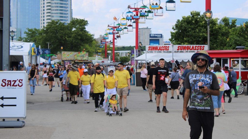 See photos from the opening day of Summerfest
