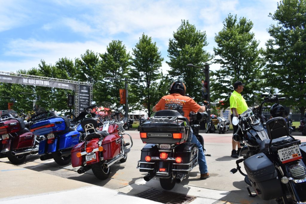 See photos: Harley-Davidson enthusiasts arrive for day one of 2025 ...