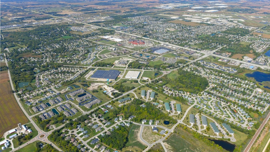 Bird's Eye View: See Pleasant Prairie aerial photos