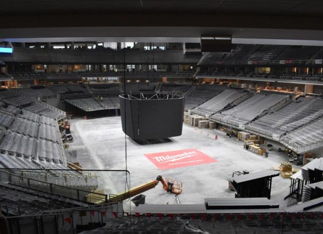 Bucks arena 90 percent complete