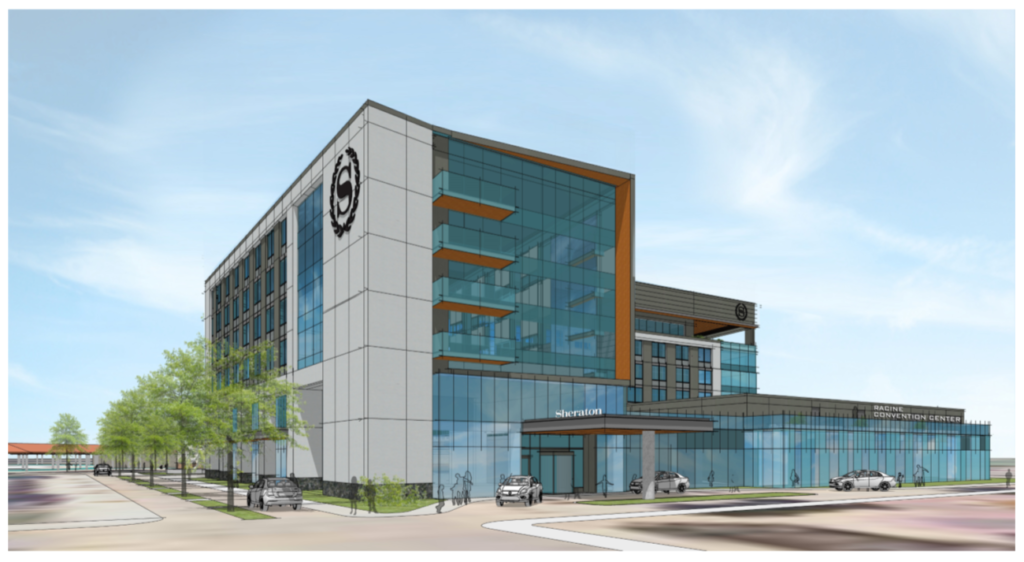 Hotel, expanded convention center planned on downtown Racine lakefront site