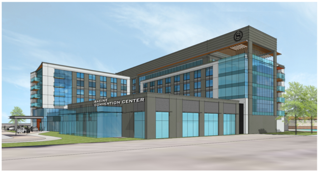 Hotel, expanded convention center planned on downtown Racine lakefront site
