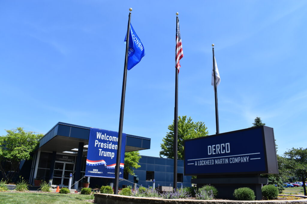 Trump stops at Fox Point home, Derco Aerospace facility during ...